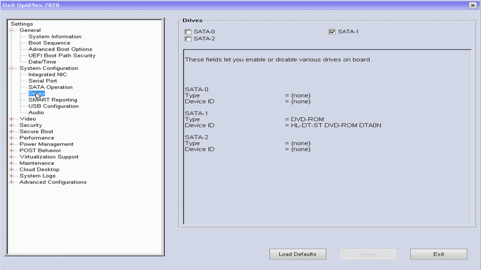 Install and boot from an NVMe SSD on a Dell OptiPlex 9020, 7020 or 3020