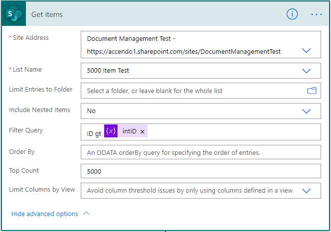 Get More Than 5000 Items From SharePoint With Power Automate