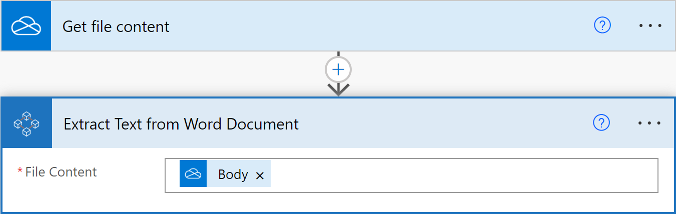 Extract text from Word docx files with Power Automate