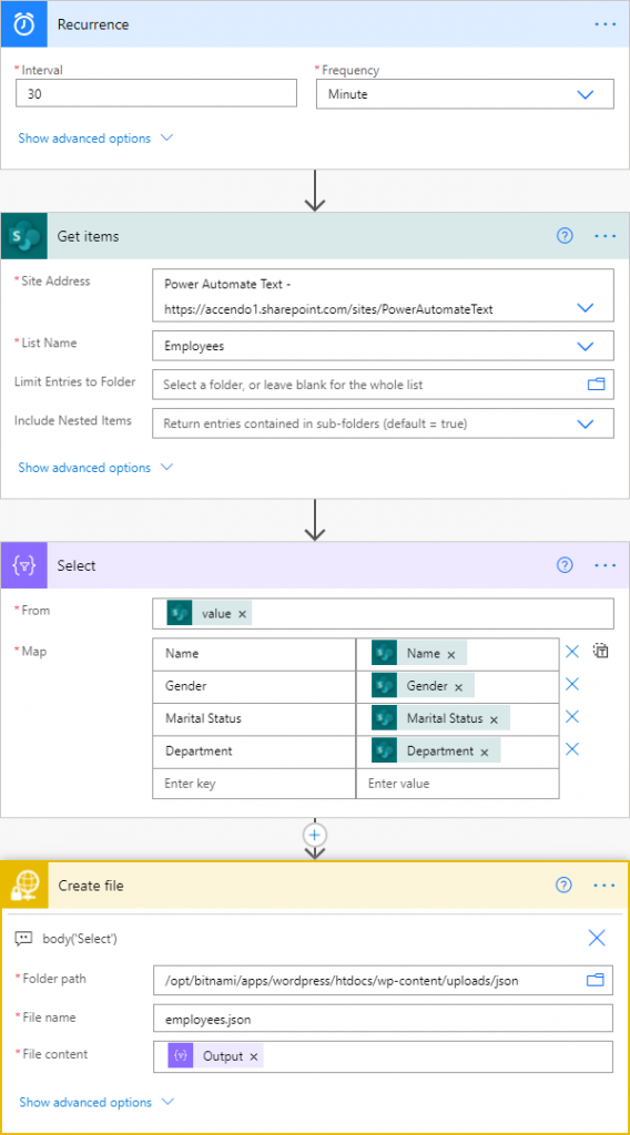 Publish 365 Data To Wordpress With Wpdatatables And Power Automate