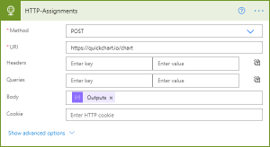 How to generate a chart with Power Automate