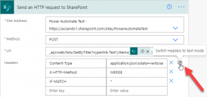 Update a Hyperlink Column in SharePoint with Power Automate