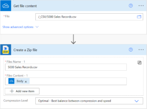 Working with Zip Files in Power Automate