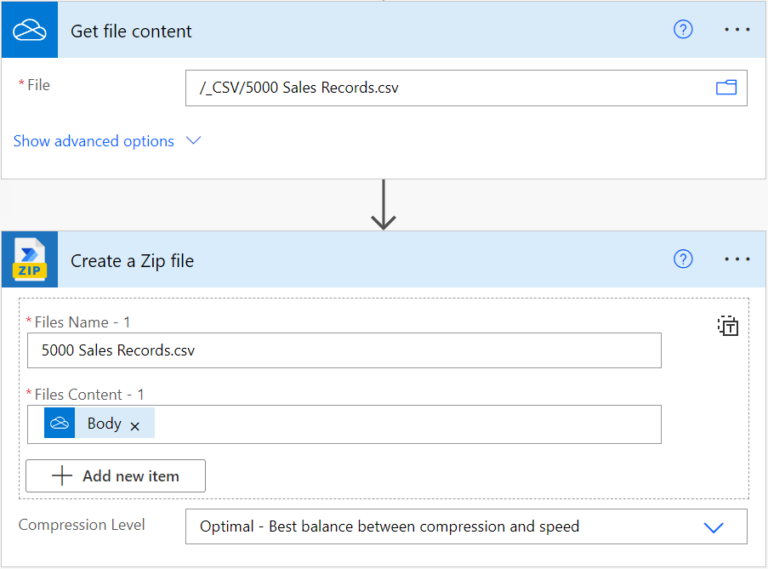 Working With Zip Files In Power Automate