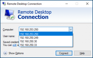 How to clear RDP Connection History