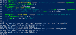How to grep with PowerShell